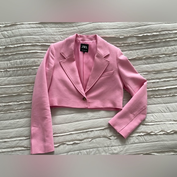 Zara | Jackets & Coats | Zara Cropped Jacket | Poshmark